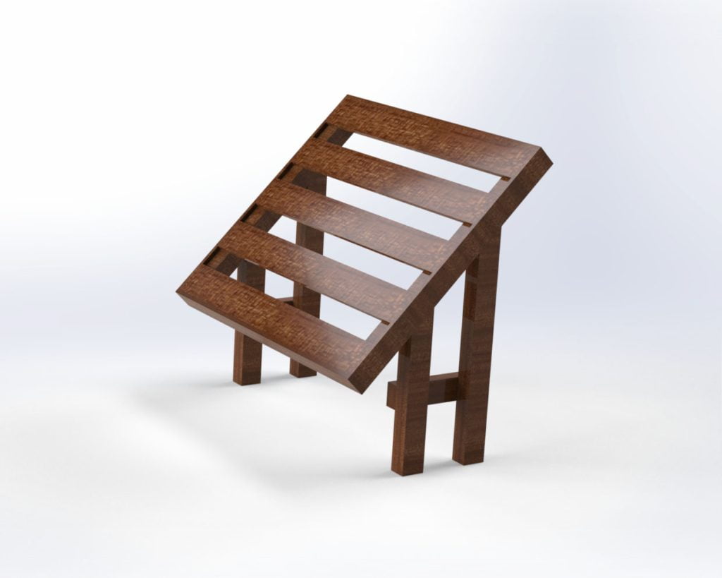 Medinis stendas - knyga 1200x1000 mm - Stendai